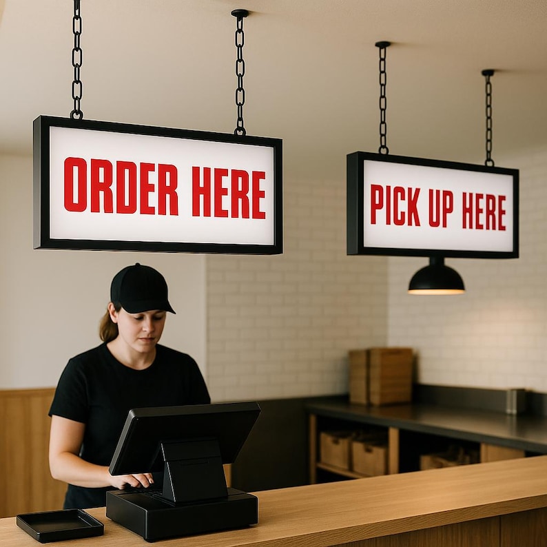 Custom Lightbox Sign – Personalized LED Store Sign With Your Logo ...