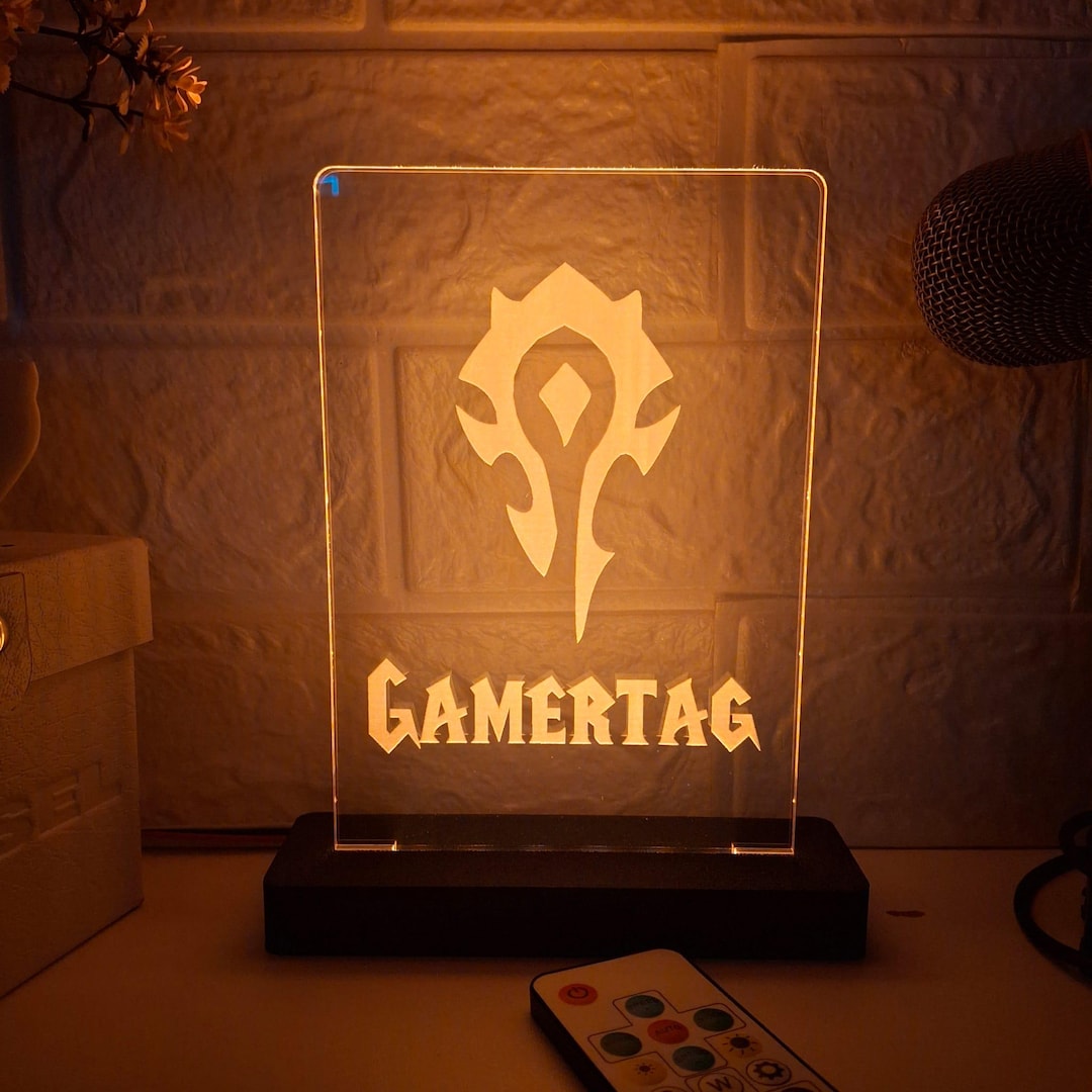 Wow Sign Gamertag, World of Warcraft Inspired Custom Gamertag ...