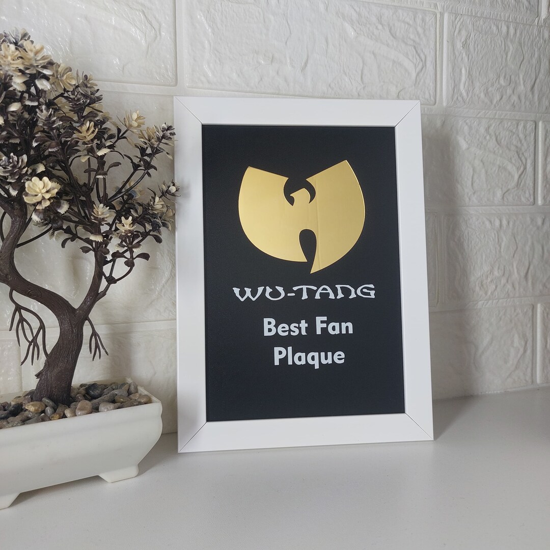 Wu Tang Fan Plaque, Wutang Logo Package,hiphop Love Gift, Wu Tang Clan ...