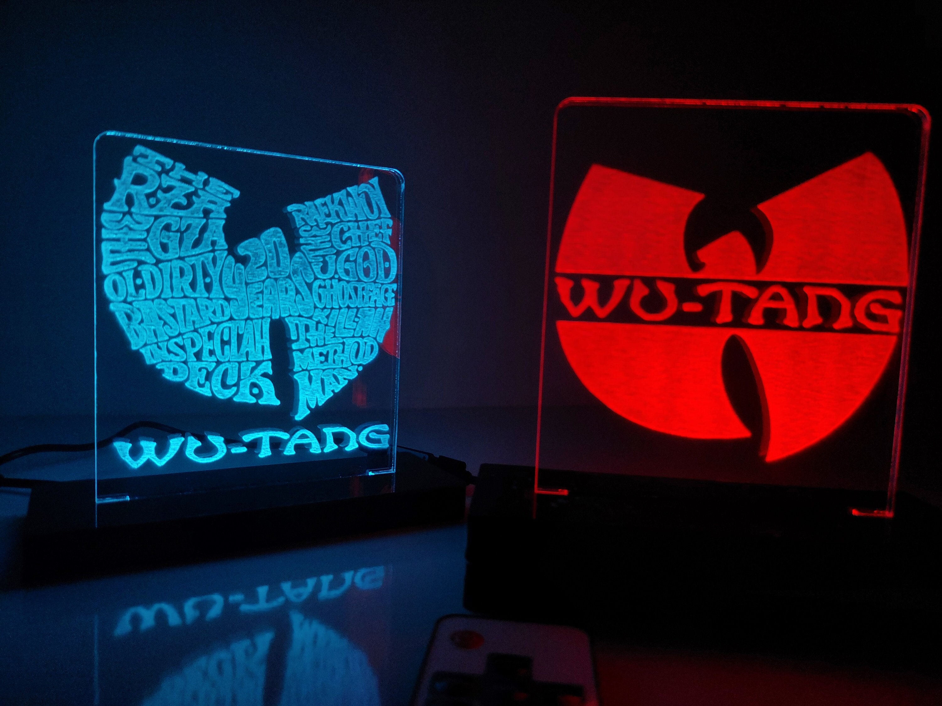 Personalized Wu Tang Clan Lighted Decor, Wu Tang Lamp Decor, Hiphop ...