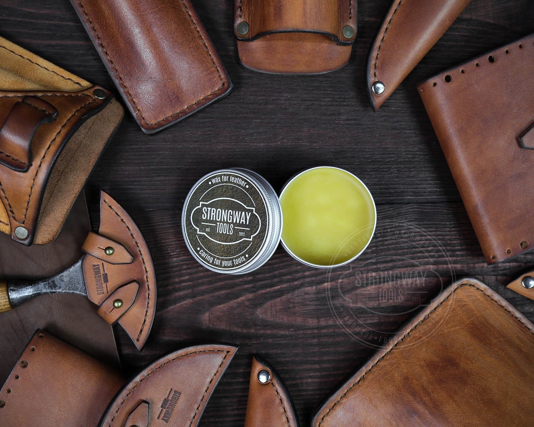 Leather Wax, Handmade Leather Condition, Axe Wax, Leather Balm, 100% ...