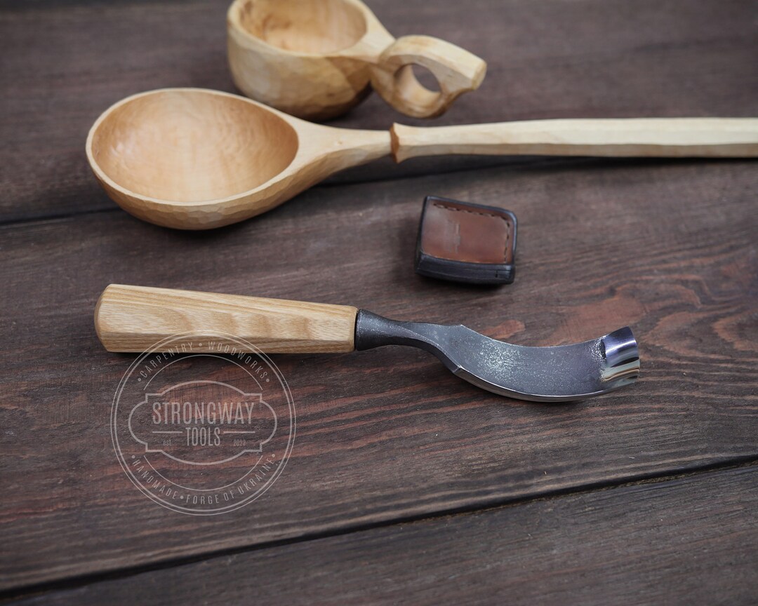Large Bent Rounded Gouge, Kuksa Carving, Bowl, Spoon Carving,spoon ...