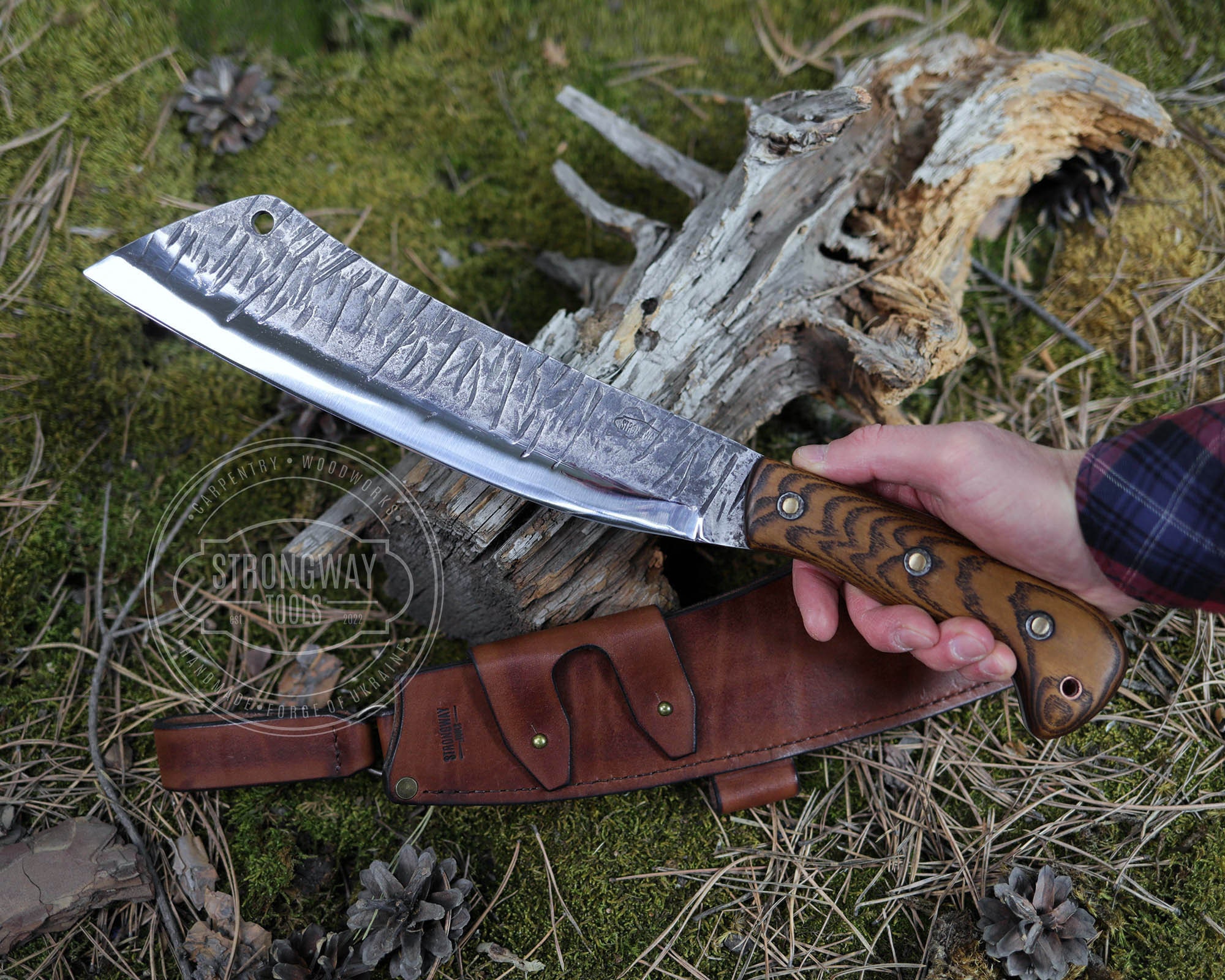 Handmade Bushcraft Knife With Sheath Bushcraft Knife Outdoor - Etsy