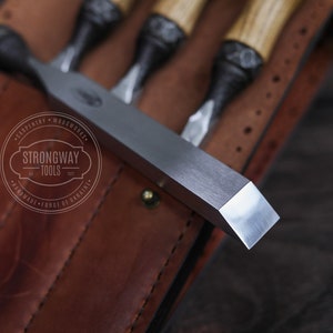 Kit of Straight Timber Chisel With Case, Professional Woodworking Kit ...