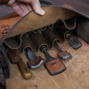 Tool ,tool Organizer, Organizer, Tool Bag, Leather Organizer, Leather ...