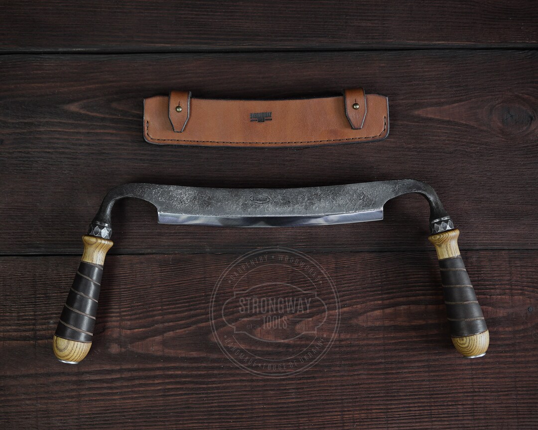 Drawknife, Carpenters Drawknife,hand Forged Scraper Pulling Blade ...