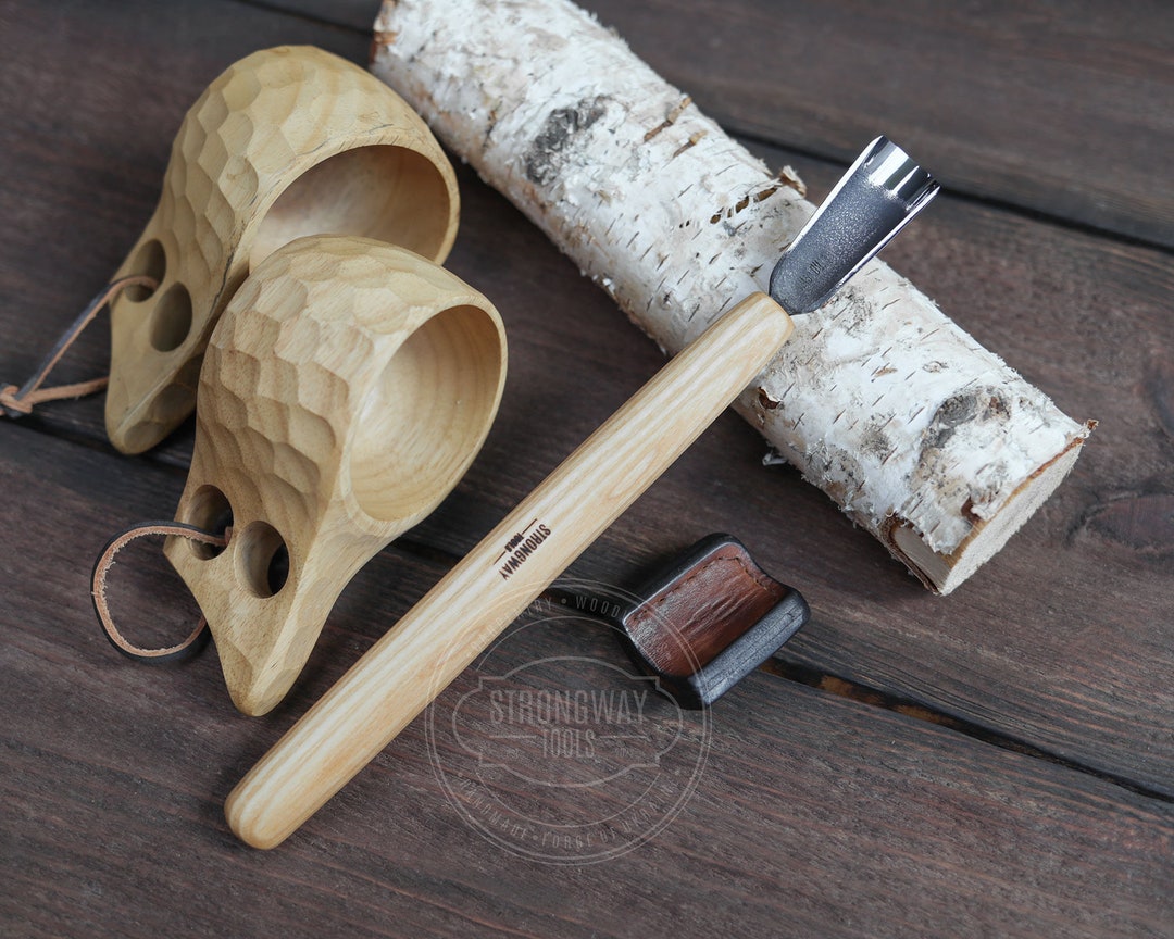 Hand Forged Texture Chisel: Long Handle Wood Carving Tool - Etsy