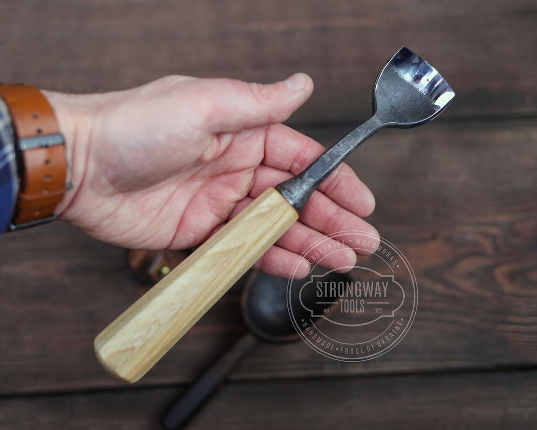Spoon Bent Gouge, Carving Tool, Hand Power, Woodcarving Chisels, Bent ...