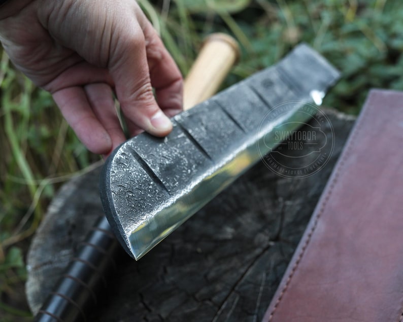 Hand-forged Splitting Froe, Blade – 30 Cm | Froe | Handmade Sharp Blade ...