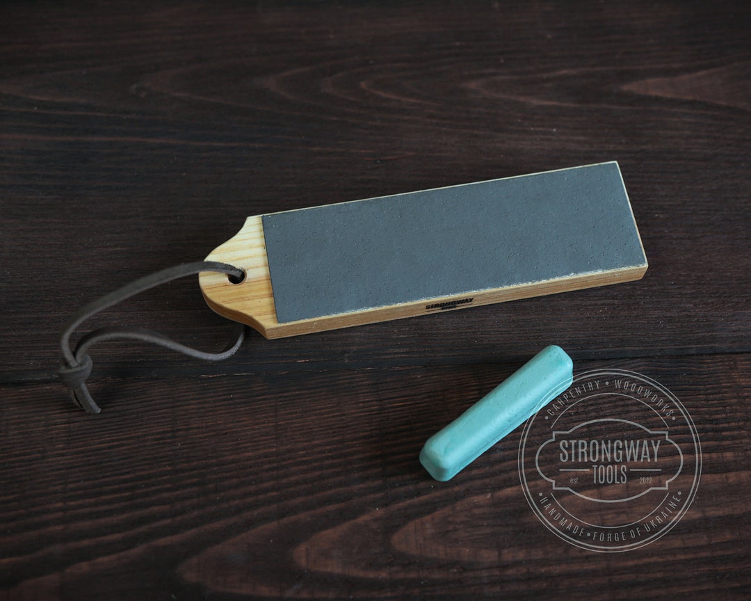 Double-side Leather Strop for Sharpening, Handmade Tool, Carpentry Tool ...