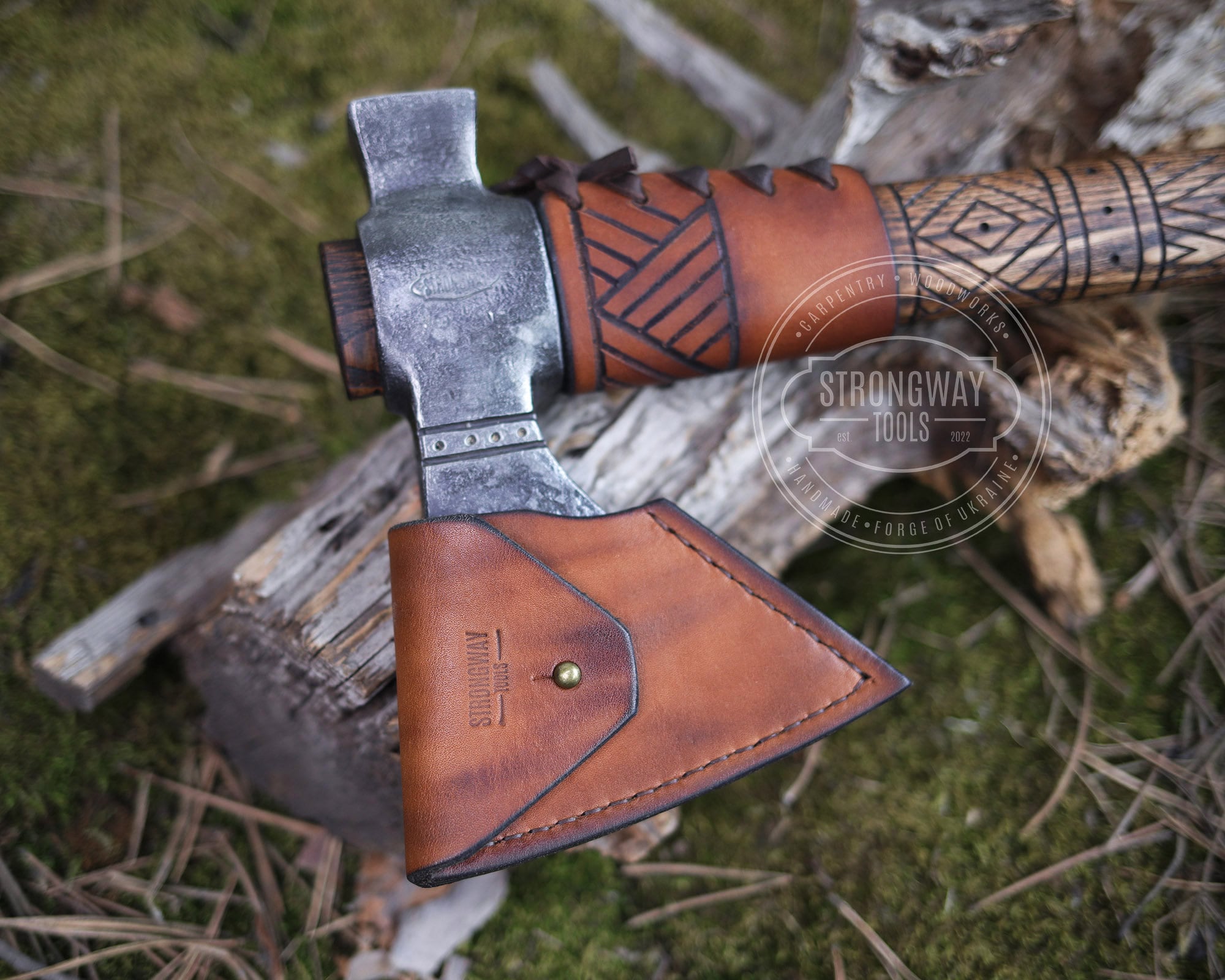 Small Tomahawk Axe Bushcraft Axe Forest Axe Hiking Axe - Etsy