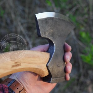Hand Forged Carving Axe With Long Tip Axe Octagonal Handle, Octagon ...