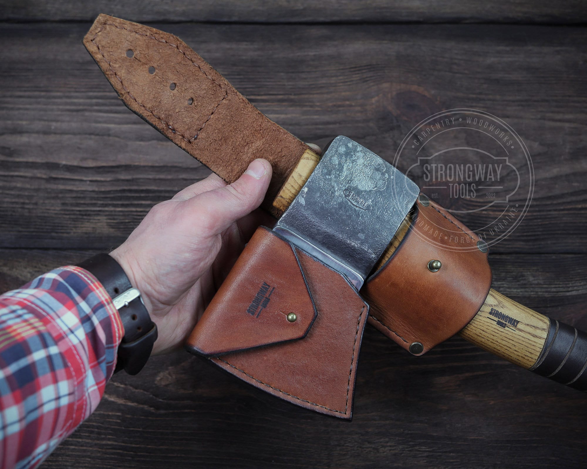 Leather Axe Belt Loop Holder Leather Axe Belt Loop Leather - Etsy