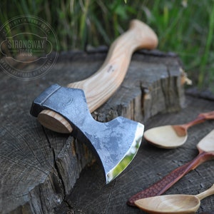 Light Hatchet for Carving With Octagonal Handle, Carving Axe, Handmade ...
