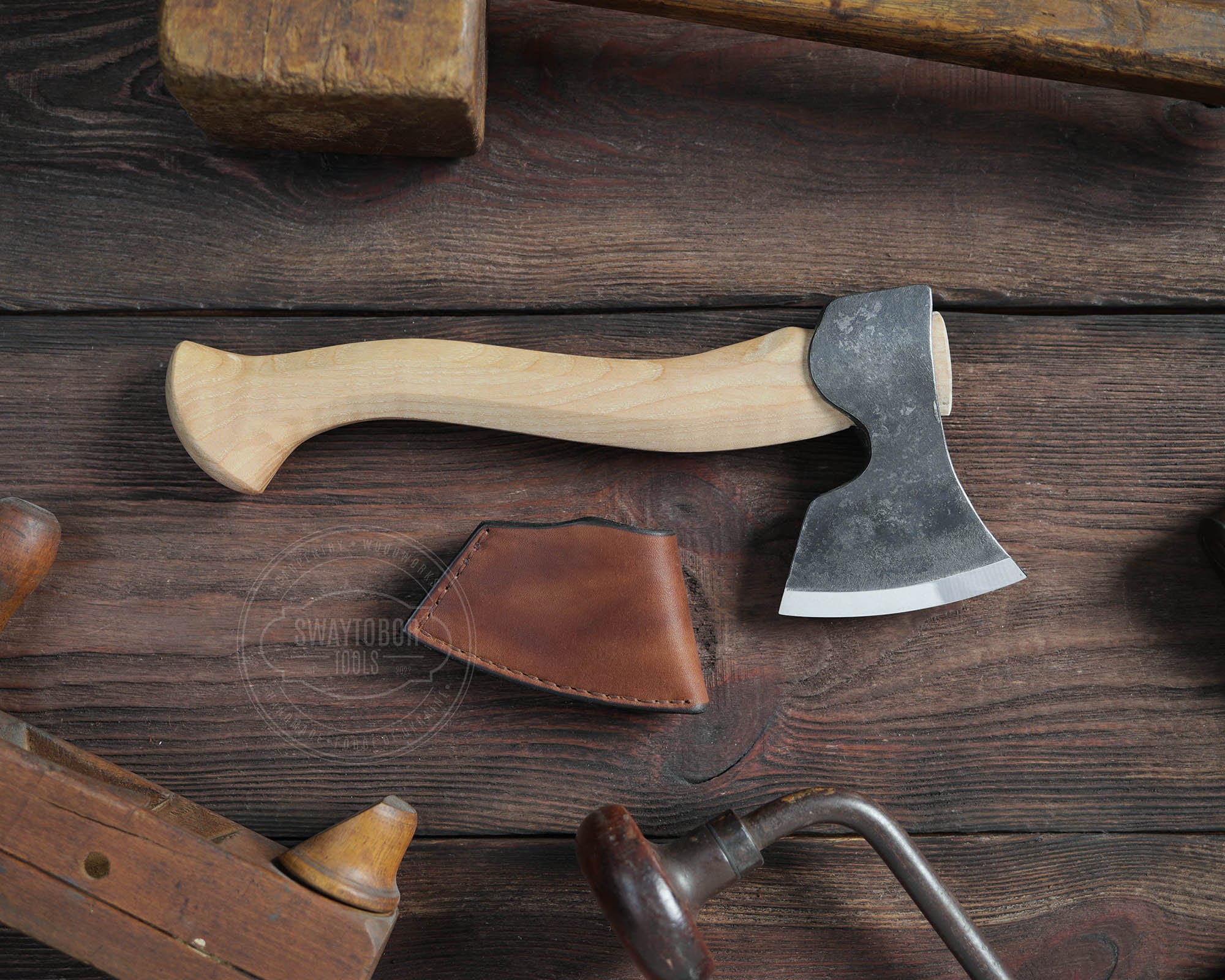 One-sided Edge Carving Axe, Hatchet for Trimming, Carving Tools Single ...