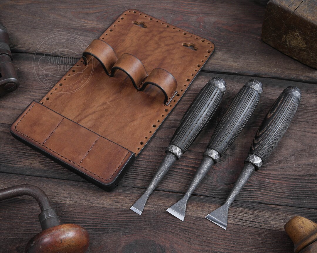 Hand Forged Small Cone Timber Chisel Set Timber Frame Chisel Gouge ...