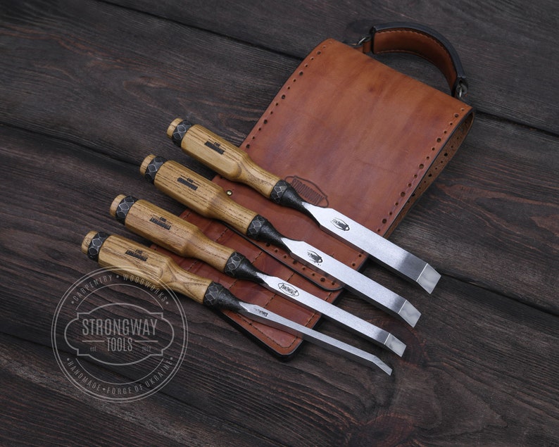 Kit of Straight Timber Chisel With Case Professional - Etsy