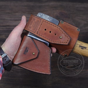 Leather Axe Belt Loop Holder, Leather Axe Belt Loop, Leather Axe ...