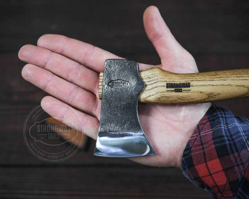 Hand Forged Micro Axe: 52100 Steel Carving Tool With Leather Case - Etsy
