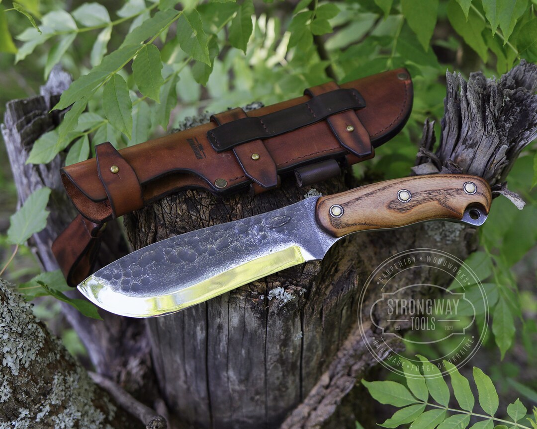 Bushcraft Knife Molle System on Sheath, Molle Sheath Knife, Bushcraft ...