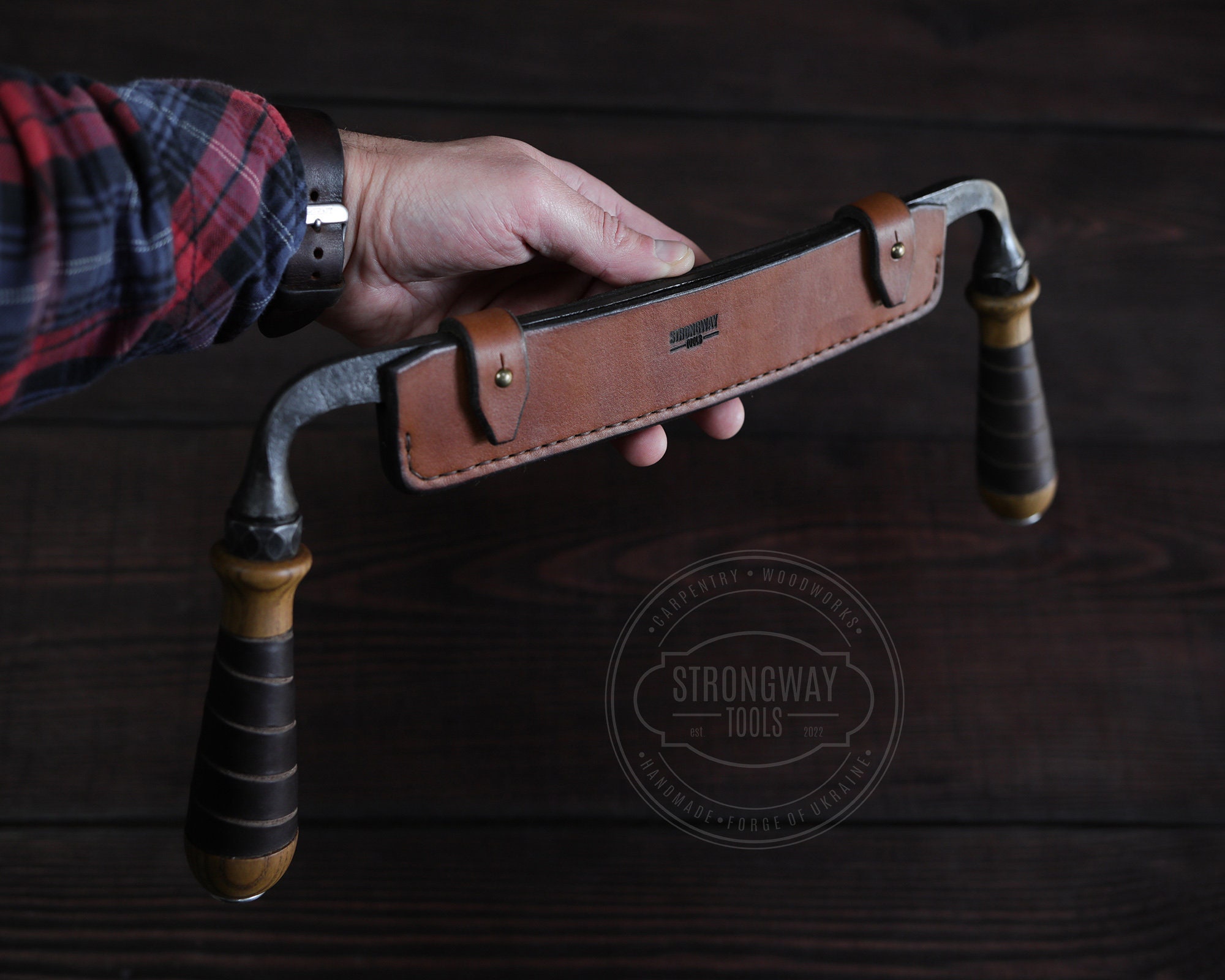 Drawknife, Carpenters Drawknife,hand Forged Scraper Pulling Blade ...