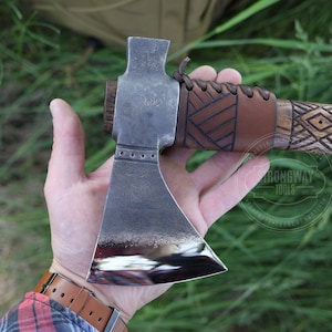 Small Tomahawk Axe, Bushcraft Axe, Forest Axe, Hiking Axe, Forest ...