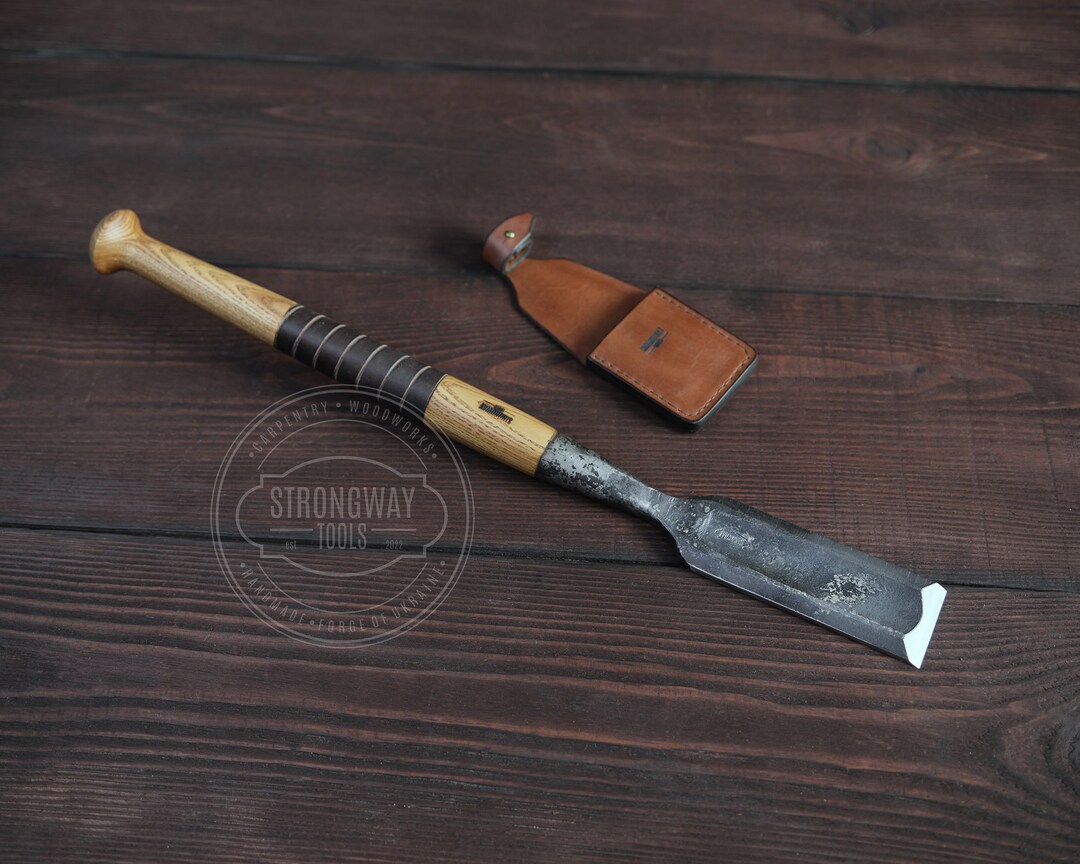 Carpenters Slick Chisel, Straight Chisel, Hand Forged,l Wood Carving ...