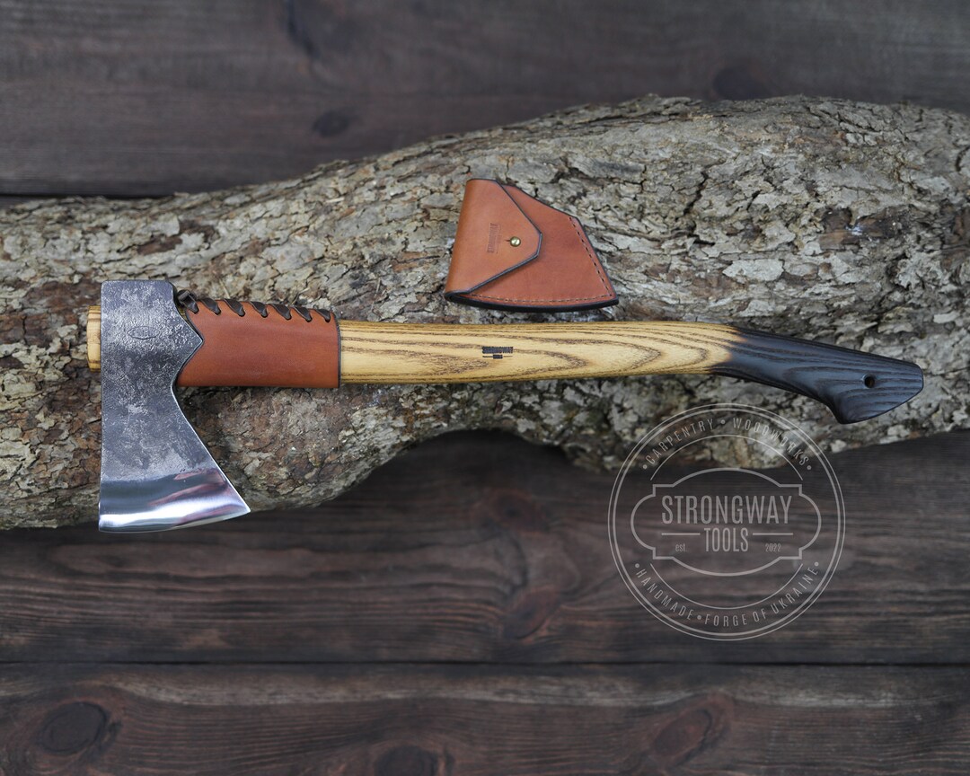 Bushcraft Axe, Forest Axe, Forest Hatchet, Hand Forged Axe, Hiking Ax ...