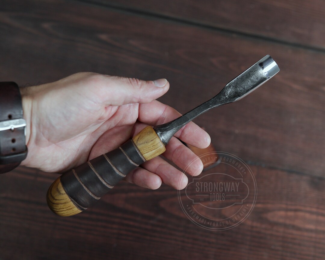 Small Bent Rounded Gouge Hand Forged Bent Gouge Bent Chisel - Etsy