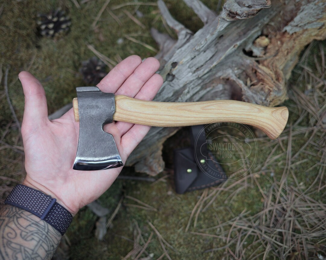 Handforged Small Finnish Axe | Premium Nordic Craftsmanship | Sheath ...