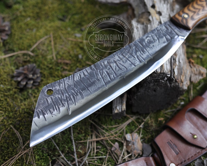 Handmade Bushcraft Knife With Sheath Bushcraft Knife Outdoor - Etsy