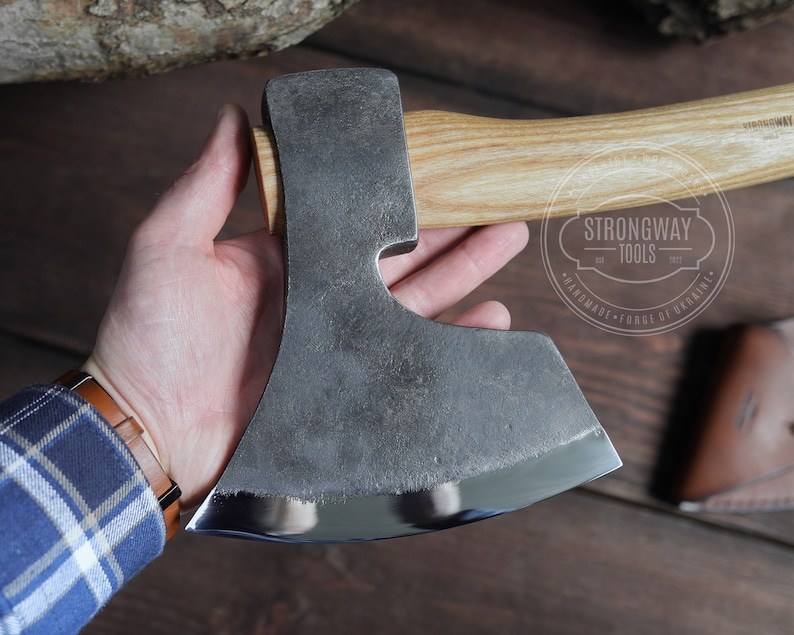 Broad Axe for Squaring Logs, Hand Forged Axe, Ax - Etsy