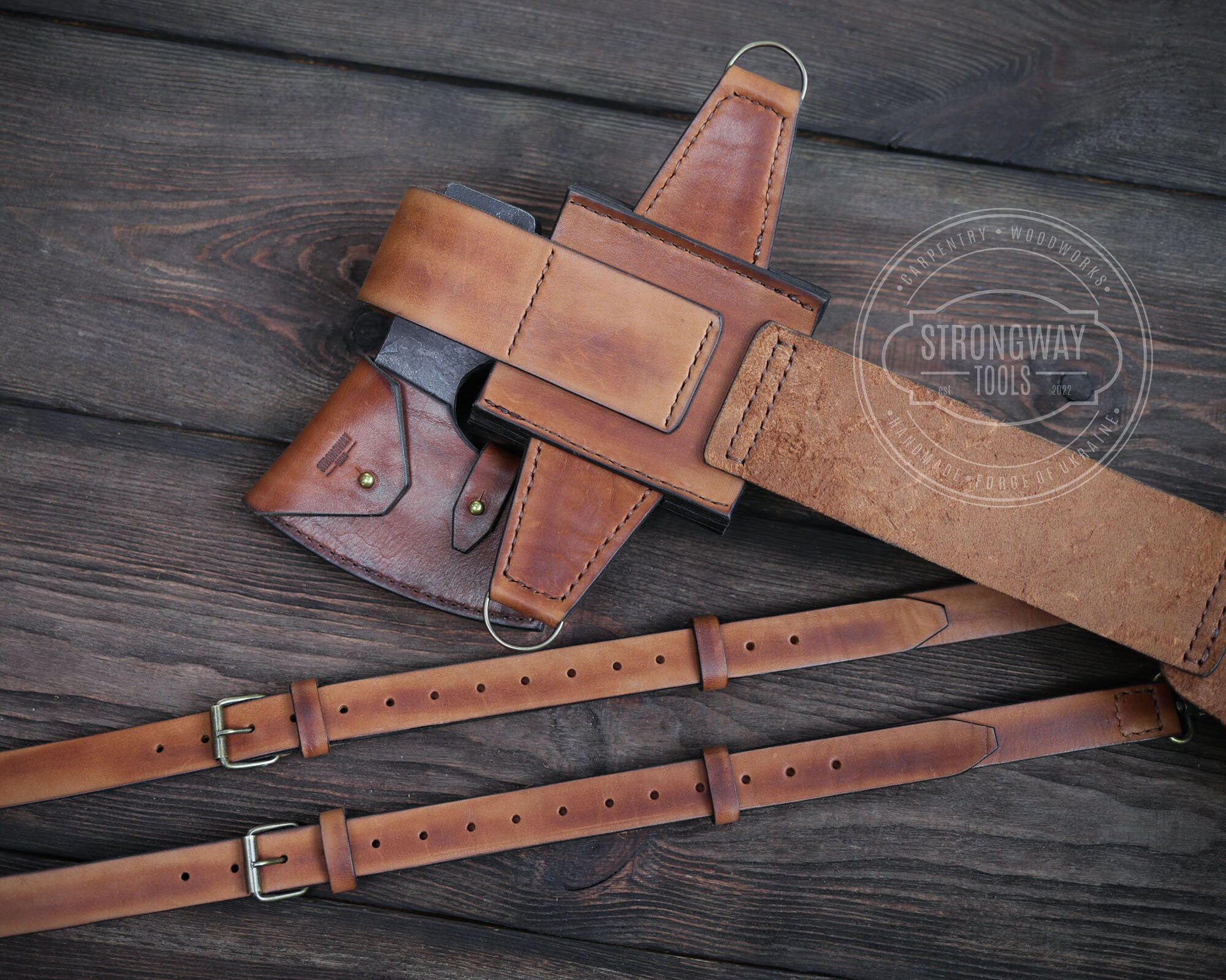 Handmade Leather Case for Axe, Leather Axe Cover, Axe Holder, Leather ...