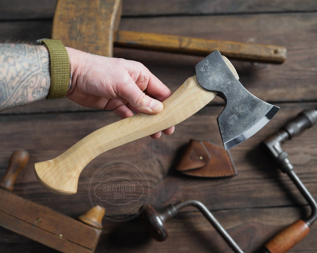 One-sided Edge Carving Axe, Hatchet for Trimming, Carving Tools Single ...