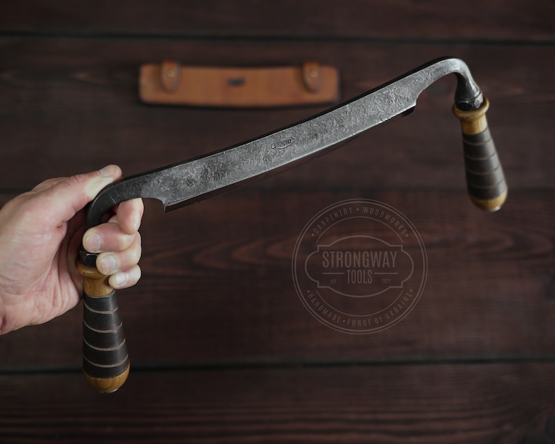 Drawknife, Carpenters Drawknife,hand Forged Scraper Pulling Blade ...