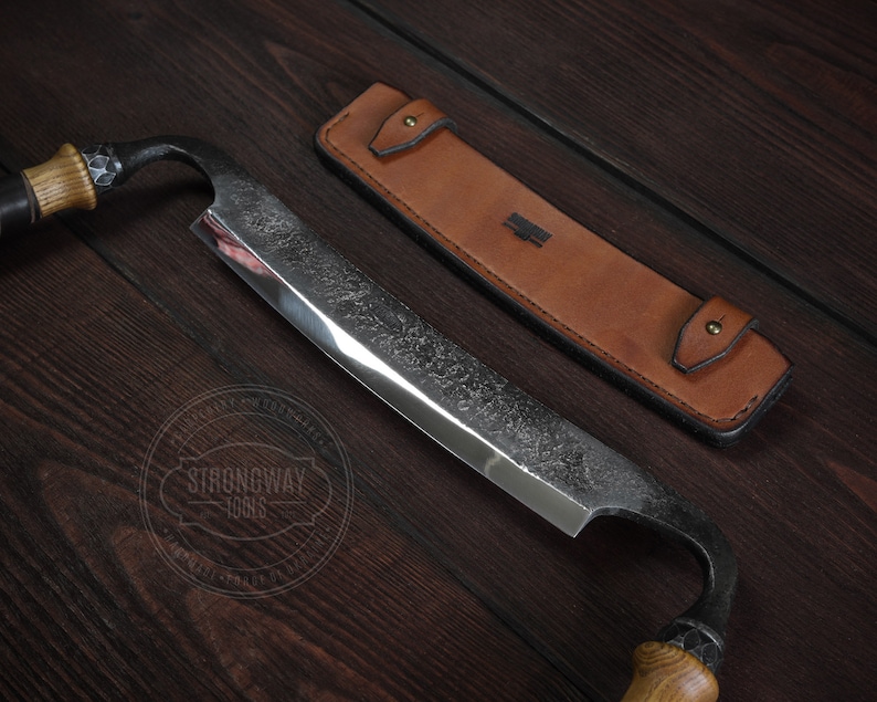 Drawknife, Carpenters Drawknife,hand Forged Scraper Pulling Blade ...