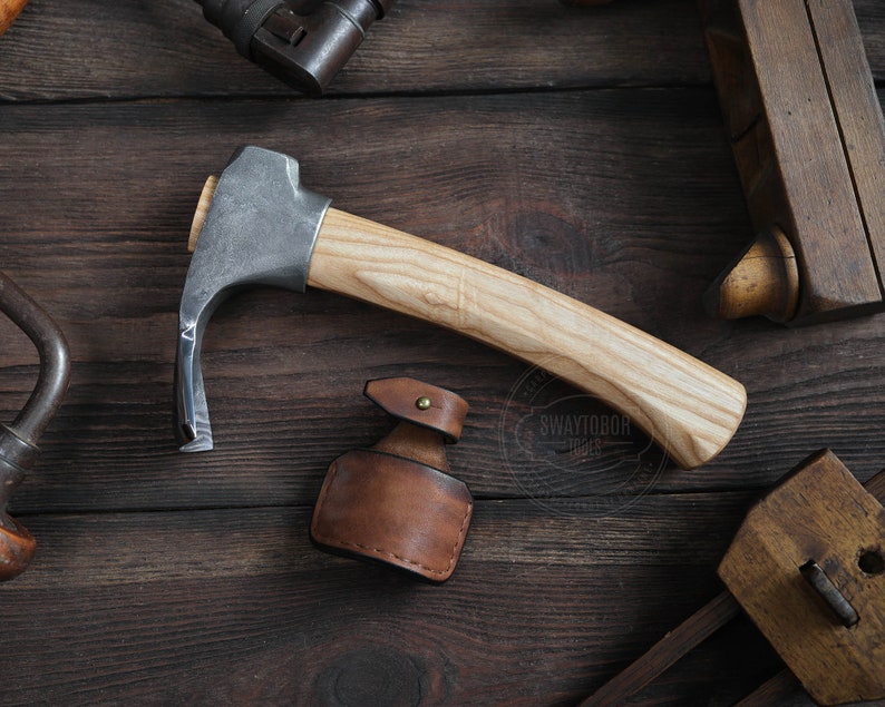 Hand Forged Carbon Steel Adze: Finnish Style Carpentry Tool - Etsy