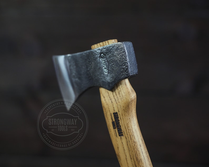 Hand Forged Micro Axe: 52100 Steel Carving Tool With Leather Case - Etsy