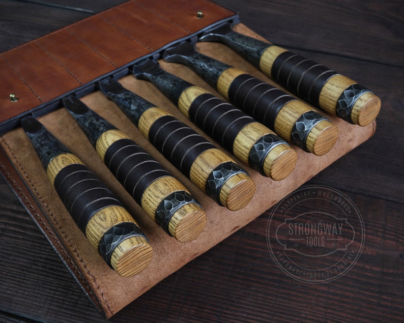 Timber Chisels Set Set of Six Chisels Forged Chisel Set - Etsy