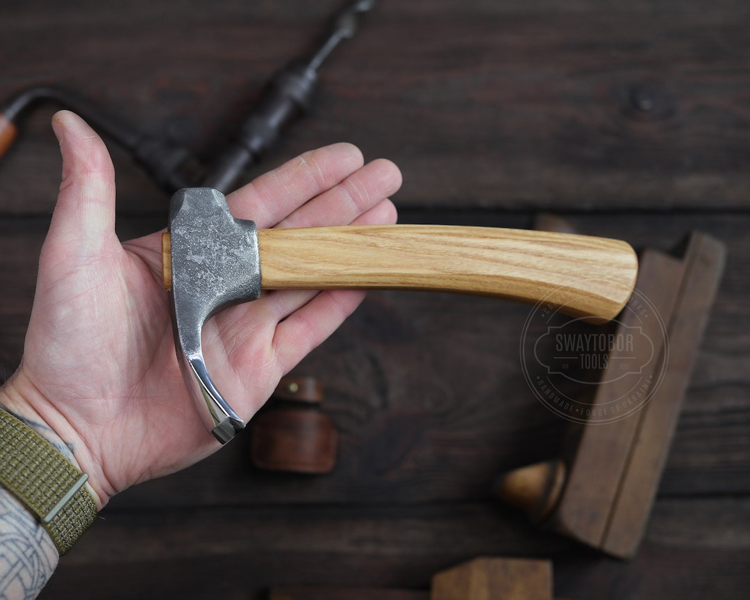 Hand Forged Small Adze: Curved Bowl Carving Tool - Etsy