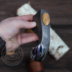 Medium Curved Bowl Adze, Woodworking, Wood Carving Medium Adze, Carving ...