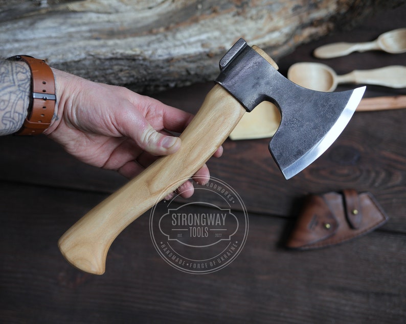 Small Finnish Carving Axe Smooth Handle, Little Carving Axe ...