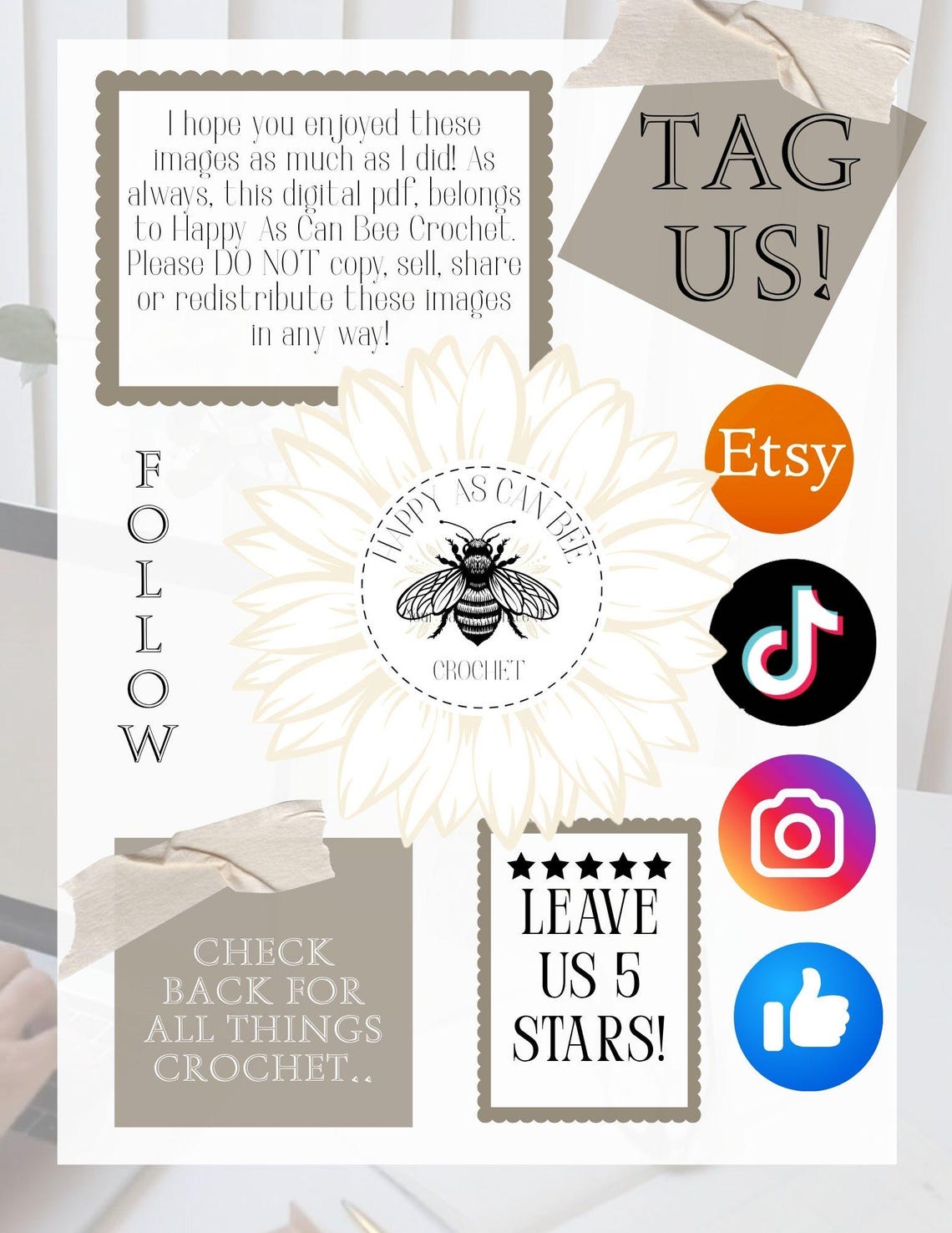DIGITAL Download-printable Headband Display Template-display Card-hair ...