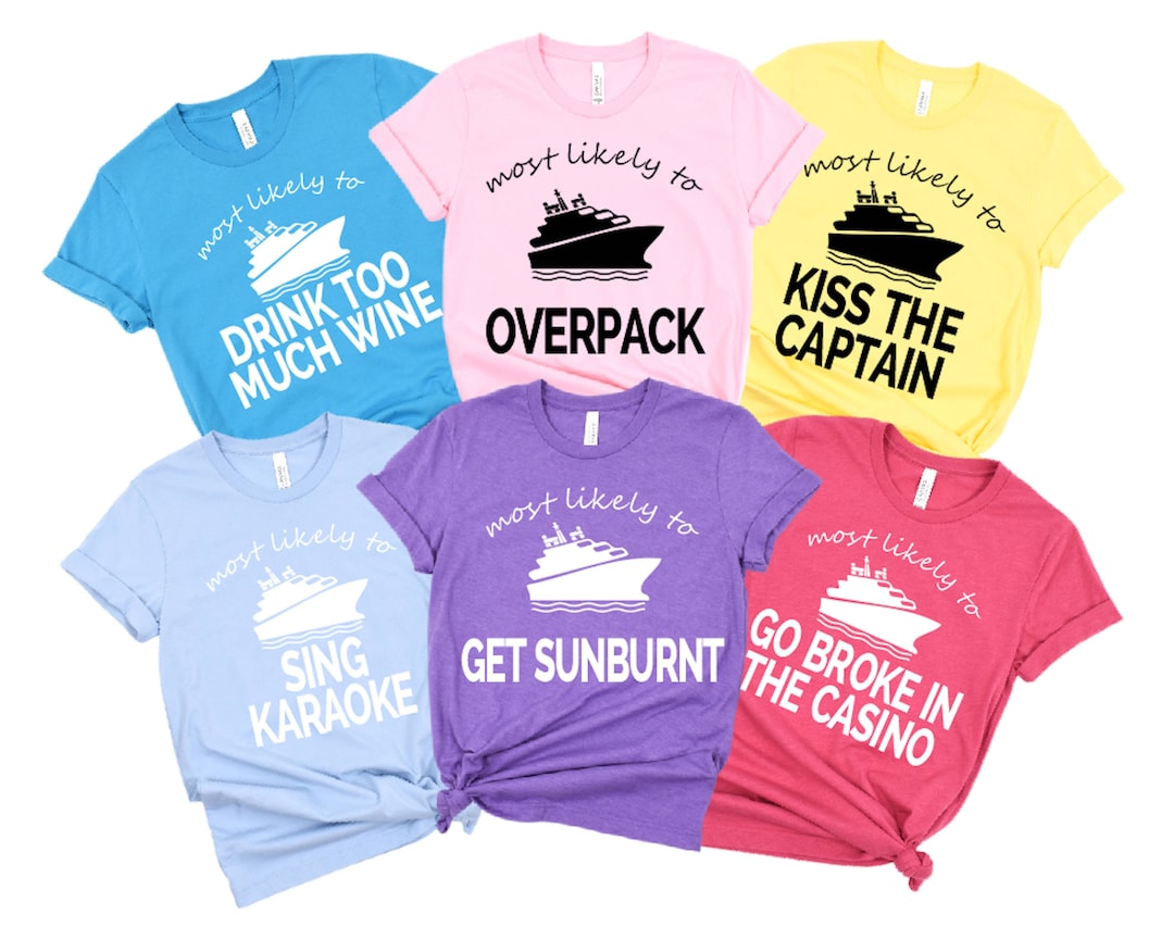 Funny Group Cruise T-shirts: Customizable Vacation Shirts - Etsy