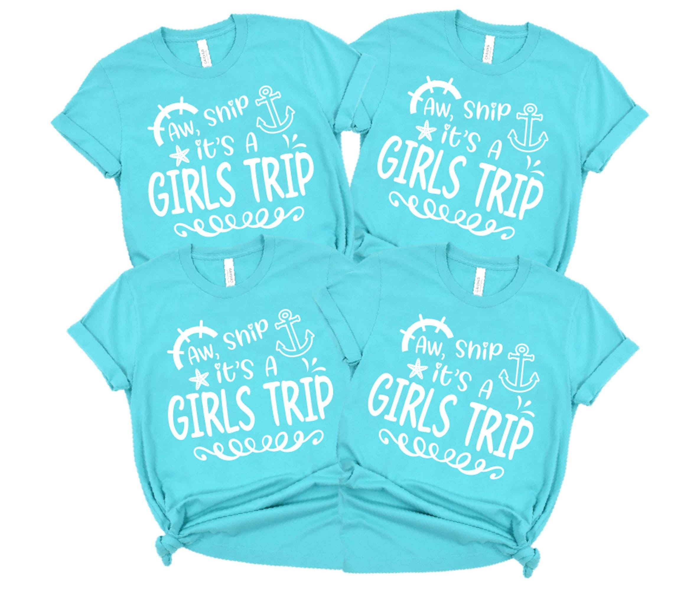 Aw Ship, It's a Girls Trip, Girls Trip Tshirt, Cruise Tshirt for Girls ...