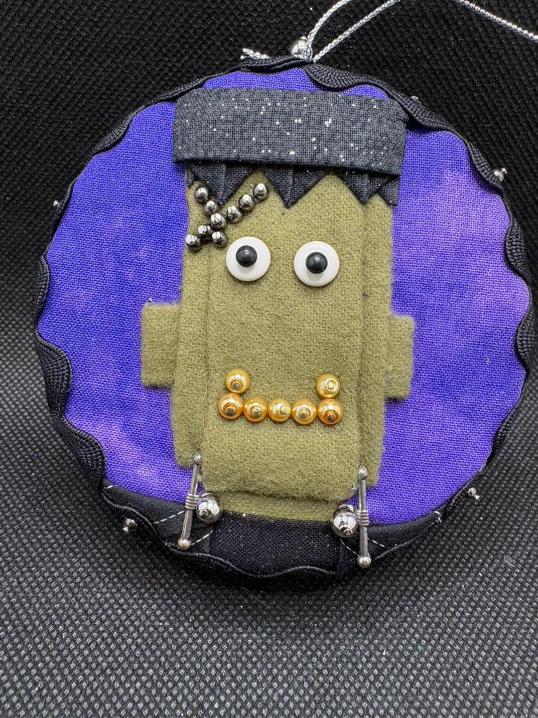 Frankenstein Handmade Quilted Fabric Ornament - Etsy