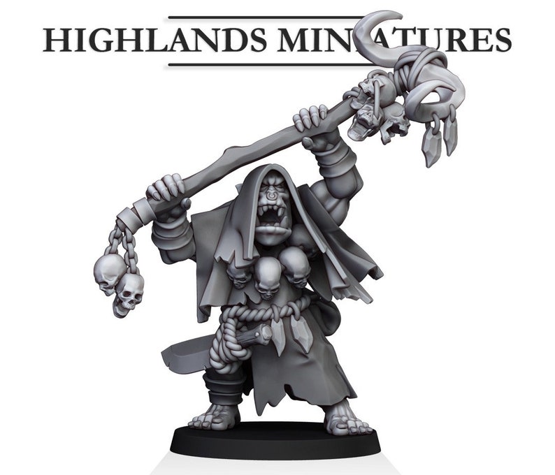 Orc Shaman by Highland Miniatures - Etsy