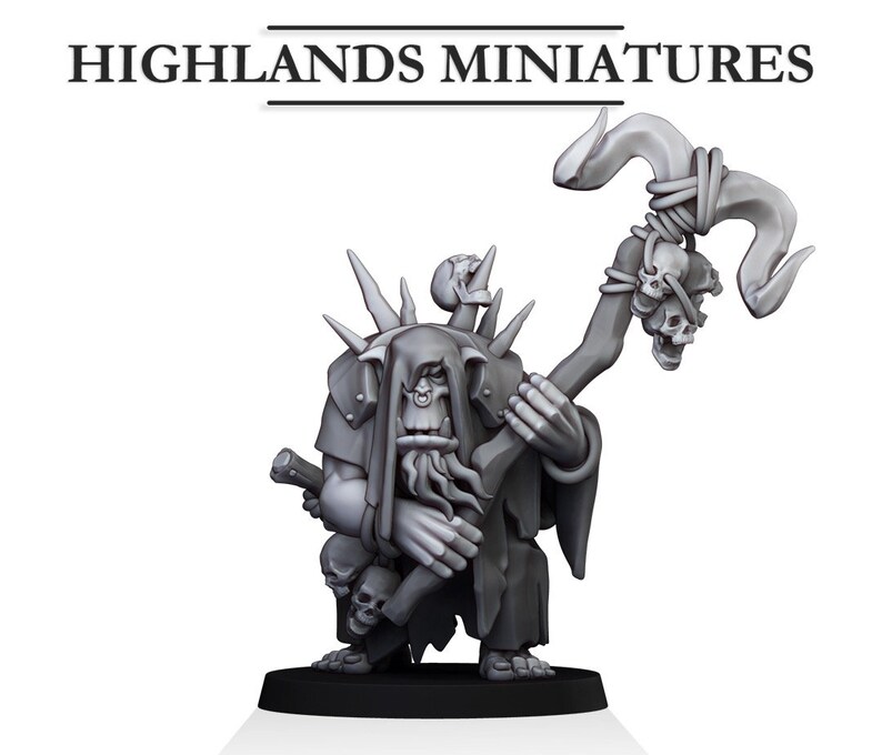 Orc Shaman by Highland Miniatures - Etsy