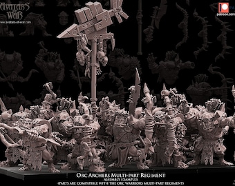 Orcs Horde Orc Infantry Heavy Weapons, Orc Warriors Warband, Middle ...