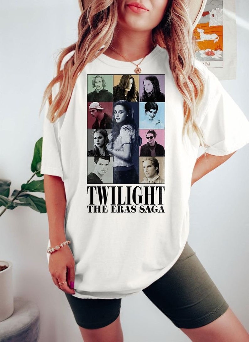 Retro Twilight the Eras Saga T-shirt, Twilight Merch Eras Tour, Bella ...